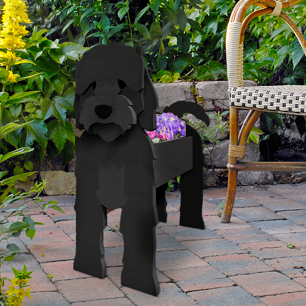 Black Cockapoo planter – Petforhouse.com
