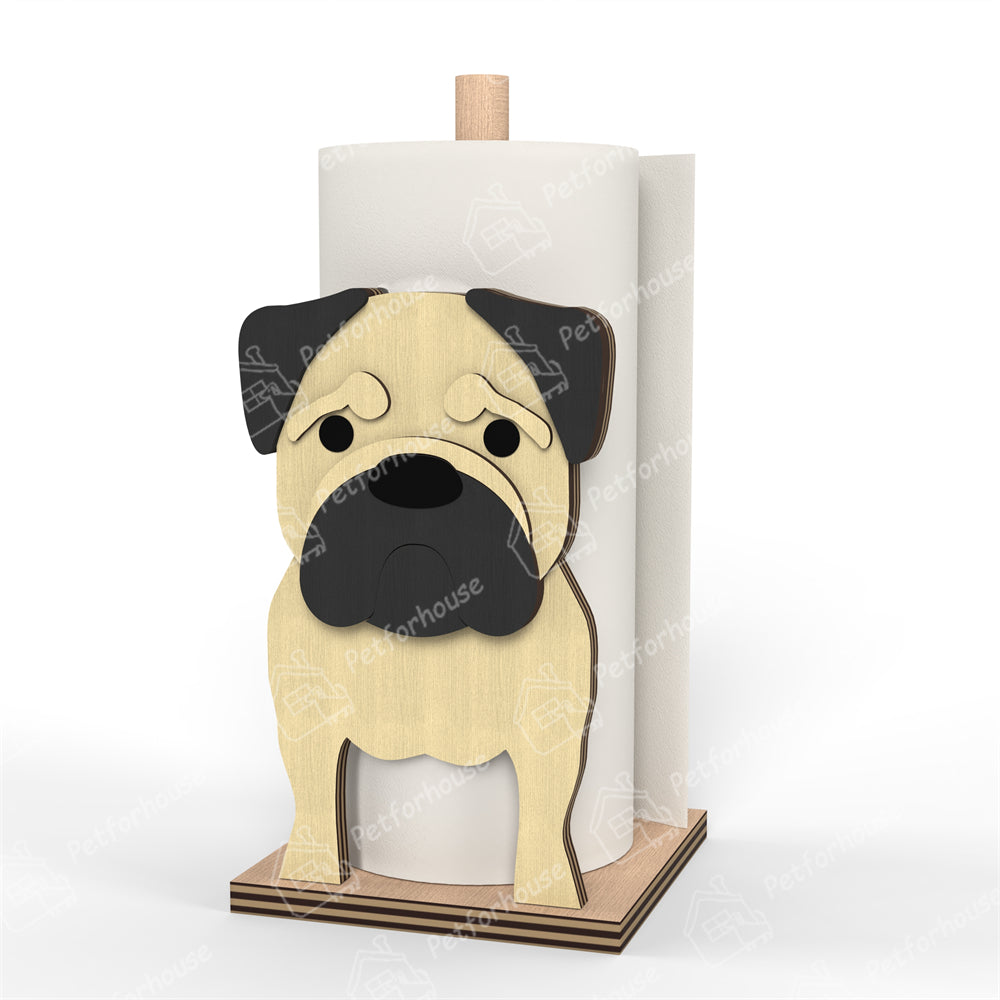 Pug Paper Towel Holder – Petforhouse.com