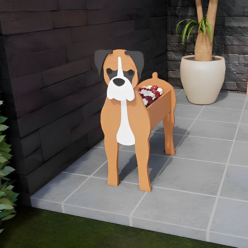 Boxer Dog Planter – Petforhouse.com